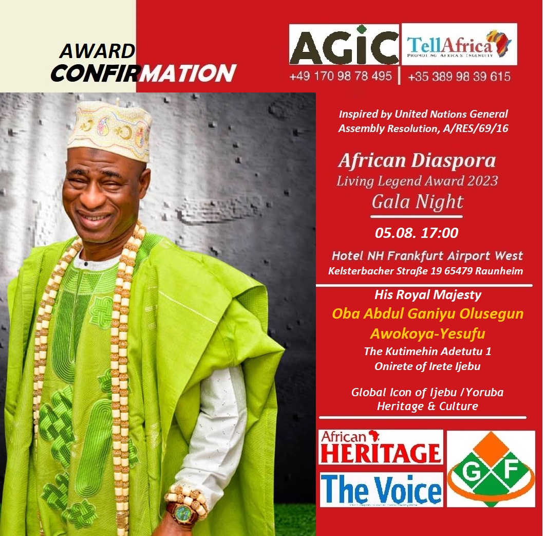 His Royal Majesty Oba Abdul Ganiyu Olusegun Awokoya-Yesufu, The ...